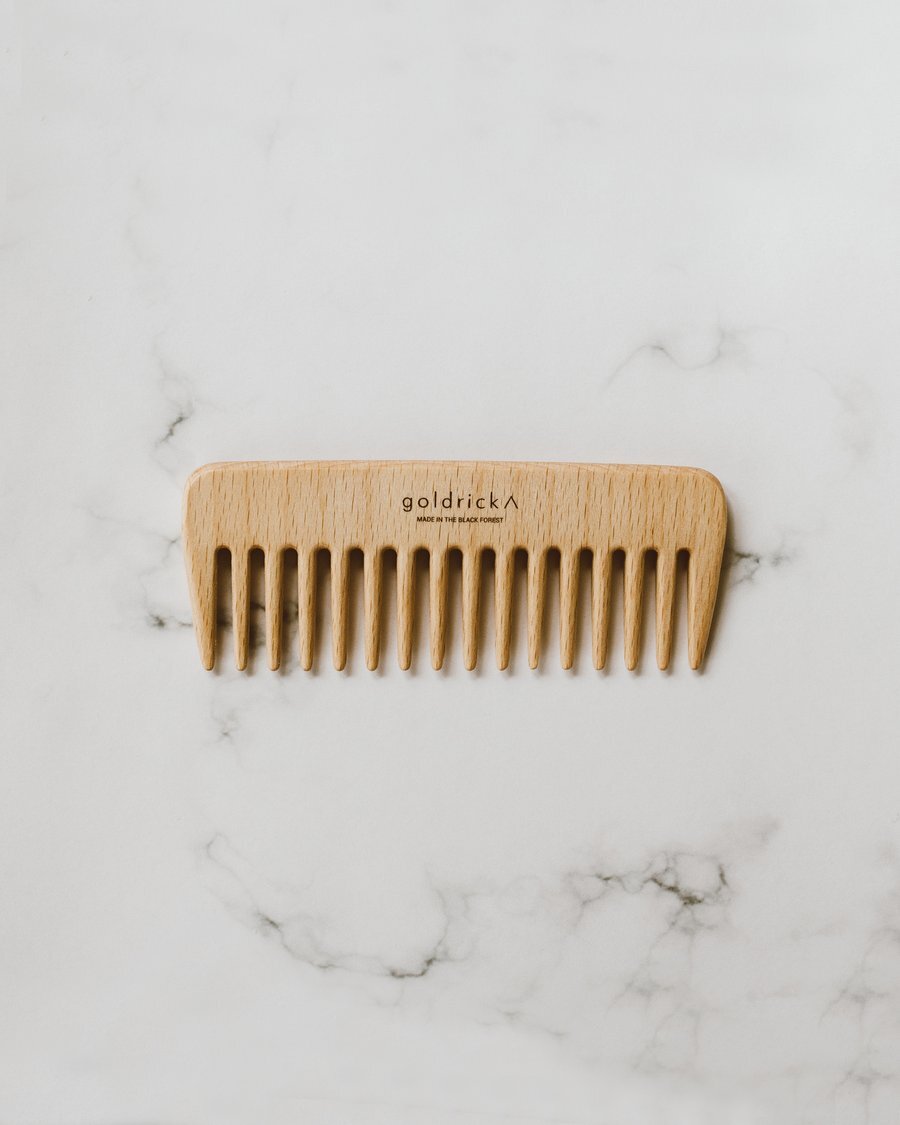 Goldrick Natural Living Wooden Hair Comb – Behrhaus